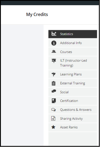How to access my current ACFCS credits
